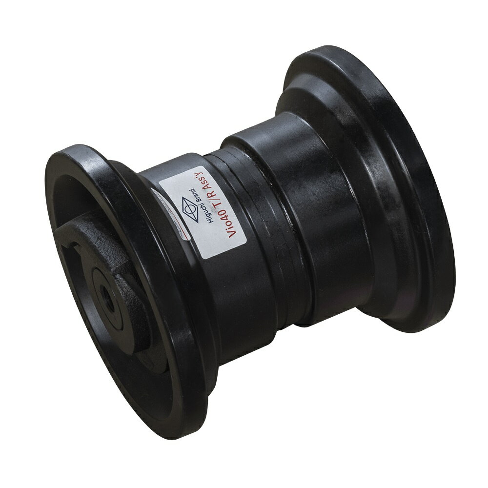 トラックローラー (下部ローラー） 機種 :ヤンマー VIO50-2A 適用号機（シリアル番号）:# 適用 : ゴム・鉄兼用 サイズ : ローラー外径162φ 取り付け用のボルト・ワッシャー付です。（一部の商品を除く） 1台分は8個必要です...