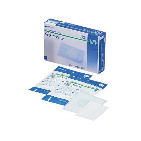 ※本商品は返品不可となります。発売元、製造元、輸入元又は販売元【 ニチバン　 】【商品説明】「カテリープラス　I．V．　80mm×110mm」は、高透湿性フィルムドレッシング「カテリープラス」柔軟性のあるウレタン不織布を組み合わせた穿刺部固...