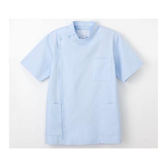 ※本商品は返品不可となります。発売元、製造元、輸入元又は販売元【ナガイレーベン】【 商品説明 】「5167KES　男子横掛　半袖」は、普遍的でかわらないスタイルは、患者に安心感を与えます。●ベースはそのままに、バックスタイルにサイドベンツを...