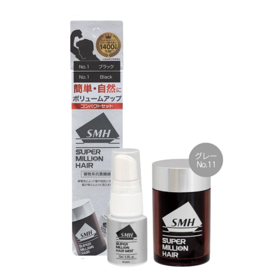 ※本商品は返品不可となります。発売元、製造元、輸入元又は販売元【ルアン】【 商品説明 】「スーパーミリオンヘア　コンパクトセットNo11」は、スーパーミリオンヘアーと専用ミストの便利な携帯セット。初めてお使いになる方にも好評です。●スーパー...