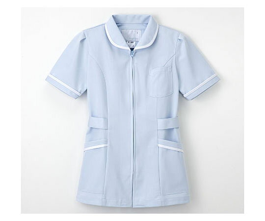 ※本商品は返品不可となります。発売元、製造元、輸入元又は販売元【ナガイレーベン】【 商品説明 】「4632MI　女子上衣　半袖」は、着やすい前中心開きです。●柔らかくカットしたイタリアンカラーは、周囲のトリミングでアクセントをつけています。...