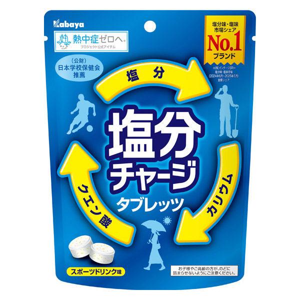 発売元、製造元、輸入元又は販売元【カバヤ食品 】【 商品説明 】「塩分チャージタブレッツ　スポーツドリンク味」は、すべての汗かく人に！手軽に塩分を補給できる塩分チャージタブレットです。●『手軽に素早く塩分補給』がコンセプトのタブレットです。...