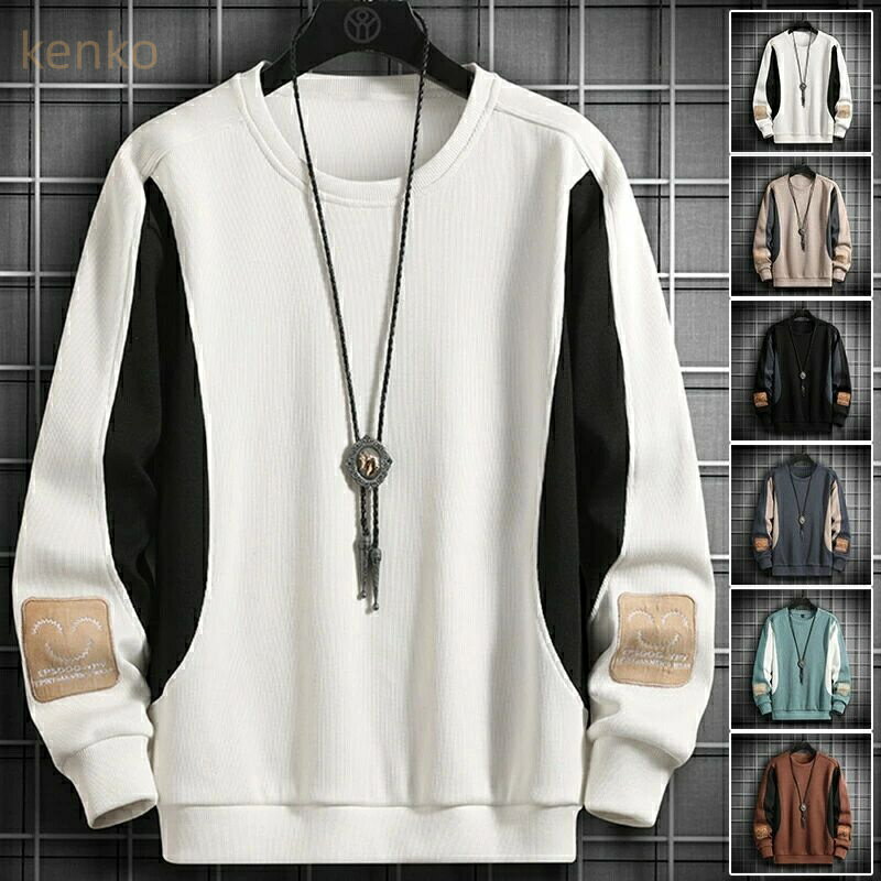 トレーナー メンズ おしゃれ スウェット プルオーバー ウェストリブ 無地 薄手 素材：ポリエステル100％ ●中国製 ※お客様のディスプレー環境により色が多少違って見える場合がございます。予めご了承ください。 ※機械による生産過程におきま...