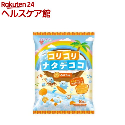 お店TOP＞健康食品＞食物繊維＞食物繊維＞こんにゃく＞コリコリナタデココみかん味 (24g×8個×12袋入)【コリコリナタデココみかん味の商品詳細】●「コリコリ食感のナタデココ」と「もっちりプルプル食感のゼリー」の2つの食感が楽しめる満足感...