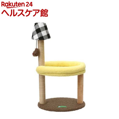 お店TOP＞ペット用品＞猫用品(グッズ)＞猫用デイリーグッズ＞キャットタワー＞ミオファン スクラッチャーダブルフロア イエロー (1個)【ミオファン スクラッチャーダブルフロア イエローの商品詳細】●しっかり爪とぎができるサイザル麻のポール...