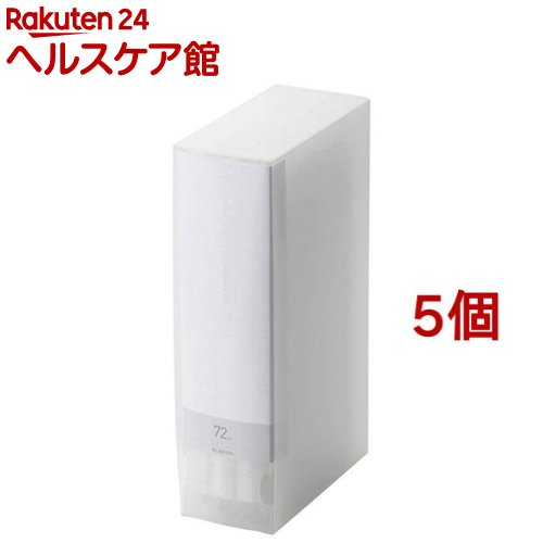 お店TOP＞家電＞オーディオ機器＞DVDソフト・アクセサリー＞CD・DVDケース＞エレコム DVD／CD用ディスクファイル 72枚収納 CCD-FS72CR (5個セット)【エレコム DVD／CD用ディスクファイル 72枚収納 CCD-FS...