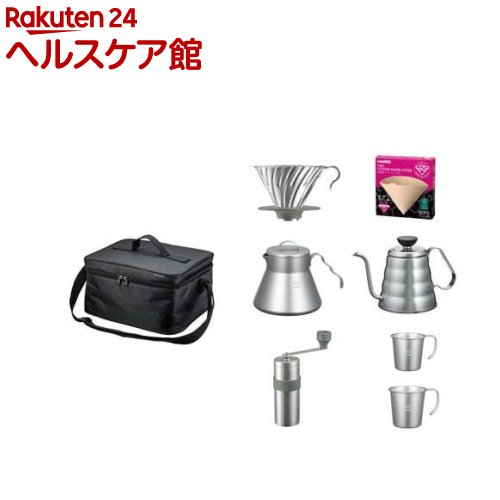 お店TOP＞ホーム＆キッチン＞調理器具＞屋外調理器具＞食器類(アウトドア用)＞ハリオ V60アウトドアコーヒーフルセット O-VOCF (1セット)【ハリオ V60アウトドアコーヒーフルセット O-VOCFの商品詳細】●Outdoorを楽し...