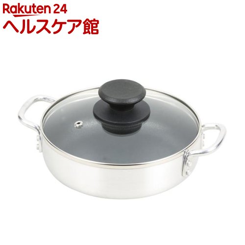 お店TOP＞ホーム＆キッチン＞鍋・フライパン＞鍋＞卓上鍋＞テーブルトップ ガラス蓋付 卓上鍋 18cm HB-4706 (1個)【テーブルトップ ガラス蓋付 卓上鍋 18cm HB-4706の商品詳細】●蓋を外せば、オープン調理できるので、...