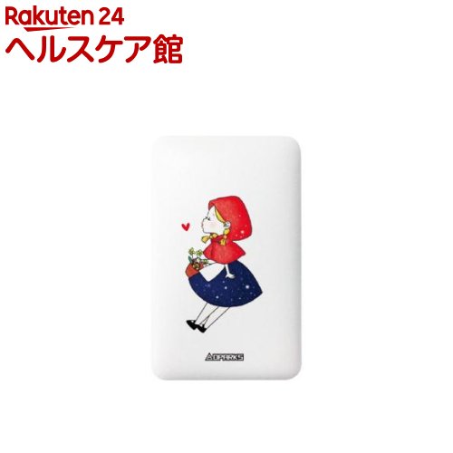 お店TOP＞家電＞電池・充電池＞充電池・充電器＞USBポート搭載充電器＞ディーパークス ケーブル内蔵型モバイルバッテリー 5000mAh 赤ずきん DS9515 (1台)【ディーパークス ケーブル内蔵型モバイルバッテリー 5000mAh 赤...