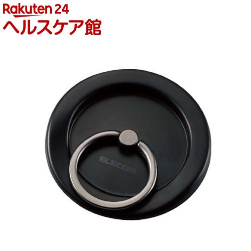お店TOP＞家電＞スマートフォン・携帯電話＞スマートフォンアクセサリ＞スマートフォン用アクセサリー＞エレコム スマホリング マグネット MagSafe対応 iPhone フラット ブラック (1個)【エレコム スマホリング マグネット Ma...