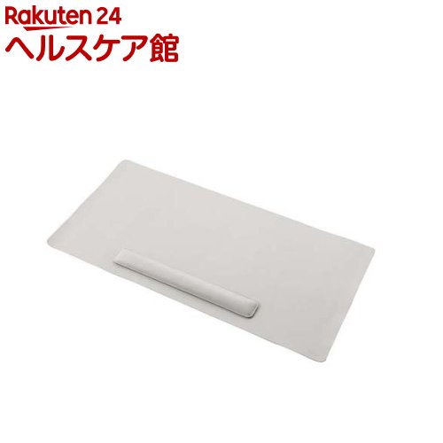 お店TOP＞家電＞情報家電＞パソコンサプライ＞マウスパッド・リストレスト＞Digio2 PUレザー デスクマット 937 MUP-937GY (1個)【Digio2 PUレザー デスクマット 937 MUP-937GYの商品詳細】●荷重を分...