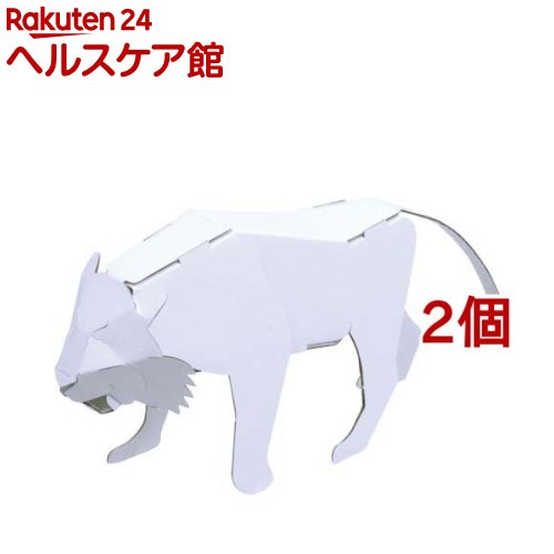 お店TOP＞ベビー＆キッズ＞おもちゃ・育児サポート＞キッズ おもちゃ＞工作・ホビー＞hacomo kids トラ (2個セット)【hacomo kids トラの商品詳細】●のりもハサミも不要！●のりやハサミなどの道具を使用することなく組み立...