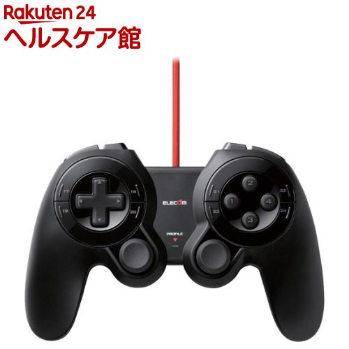 お店TOP＞家電＞情報家電＞パソコンサプライ＞パソコン周辺機器＞エレコム ゲームパッド 24ボタン 有線1.8m MMOゲーミング DUX ブラック JC-DUX60BK (1個)【エレコム ゲームパッド 24ボタン 有線1.8m MMOゲ...