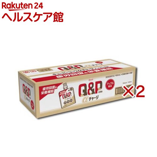 お店TOP＞健康食品＞医薬部外品＞医薬部外品 目的別＞滋養強壮・肉体疲労の栄養補給に＞キューピーコーワαチャージ アップル風味 (36袋入×2セット(1袋100ml))商品区分：医薬部外品【キューピーコーワαチャージ アップル風味の商品詳細...