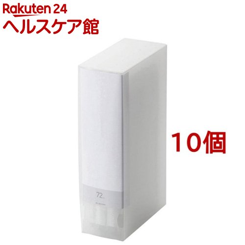 お店TOP＞家電＞オーディオ機器＞DVDソフト・アクセサリー＞CD・DVDケース＞エレコム DVD／CD用ディスクファイル 72枚収納 CCD-FS72CR (10個セット)【エレコム DVD／CD用ディスクファイル 72枚収納 CCD-F...