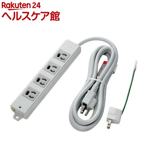 お店TOP＞家電＞情報家電＞電源タップ＞タップ＞エルパ(ELPA) 事務所向け電源タップ 抜けどめ AC 4個口 コード長 3m OAT-JP43H (1コ入)【エルパ(ELPA) 事務所向け電源タップ 抜けどめ AC 4個口 コード長 3...
