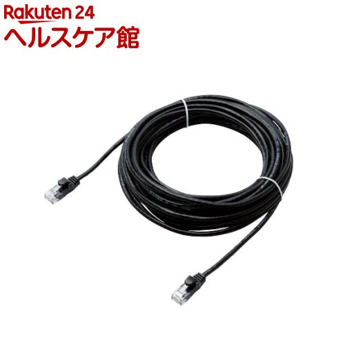 お店TOP＞家電＞情報家電＞パソコンサプライ＞データ通信ケーブル＞エレコム やわらかLANケーブル CAT6 10m ブラック LD-GPY／BK10 (1本)【エレコム やわらかLANケーブル CAT6 10m ブラック LD-GPY／B...
