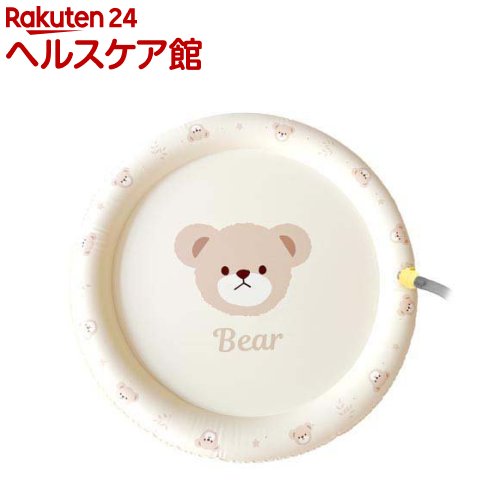 お店TOP＞スポーツ＞スイミング＞マタニティ・ベビー＞スイムアクセサリー＞噴水マット 65cm くま (1個)【噴水マット 65cm くまの商品詳細】●空気入れ不要！ホースに繋げるだけで水遊びが楽しめます。●蛇口の水量によって水の高さ・勢い...