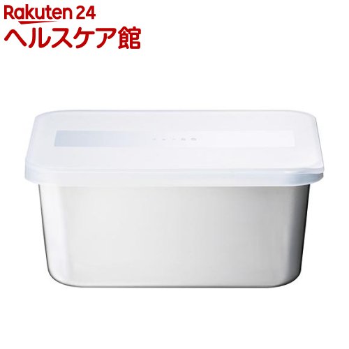 お店TOP＞ホーム＆キッチン＞保存容器・ストッカー＞保存容器＞食品保存容器＞イイトコ ヨウキ フードコンテナー ホワイト AS0033 (1コ入)【イイトコ ヨウキ フードコンテナー ホワイト AS0033の商品詳細】●清潔に使えて、すばや...