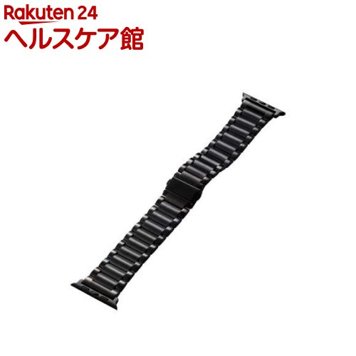 お店TOP＞家電＞情報家電＞パソコンサプライ＞パソコン周辺機器＞エレコム Apple Watch バンド 44／42mm プレミアムステンレス ブラック AW-44BDSS3BK (1個)【エレコム Apple Watch バンド 44／4...