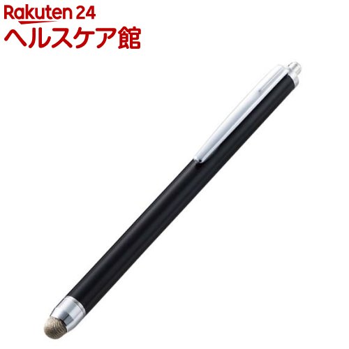 お店TOP＞家電＞スマートフォン・携帯電話＞スマートフォンアクセサリ＞スマートフォン用アクセサリー＞エレコム タッチペン スタイラスペン 抗菌 クリップ付 ブラック P-TPS03ABBK (1個)【エレコム タッチペン スタイラスペン 抗...