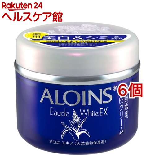 お店TOP＞化粧品＞ボディケア＞ボディミルク・クリーム・オイル＞アロエボディクリーム＞アロインス オーデクリーム ホワイトEX (180g*6個セット)商品区分：医薬部外品【アロインス オーデクリーム ホワイトEXの商品詳細】●薬用美白クリ...