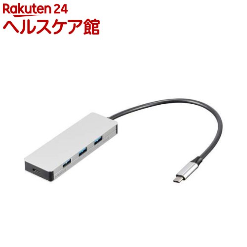 お店TOP＞家電＞情報家電＞パソコンサプライ＞USBハブ(USB2.0対応/4ポート)＞Digio2 USB3.2Gen2 Type-C アルミ4ポート変換ハブ PD対応 STIX UH-C3334SL (1個)【Digio2 USB3.2...