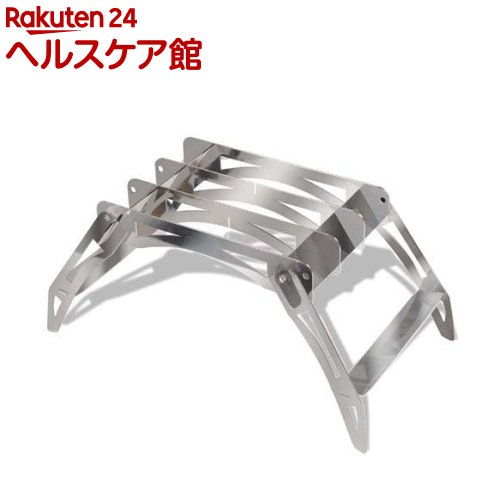 お店TOP＞スポーツ＞アウトドア＞バーベキュー用品＞バーベキューツール＞組立式クッカースタンド (1個)【組立式クッカースタンドの商品詳細】●プレートを組み立てるだけで多用途に使えるクッカースタンド。●木炭や薪を使ってのアウトドア調理や、バ...