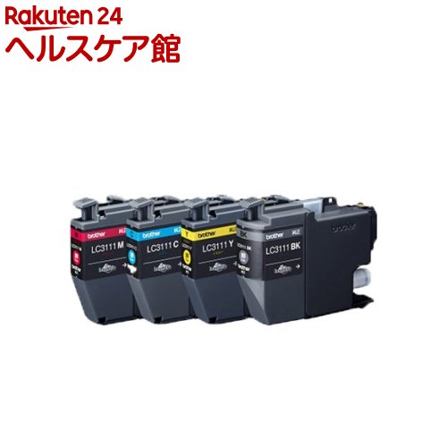お店TOP＞家電＞別売部品＞プリンタ用インク＞ブラザープリンタ用インクカートリッジ＞ブラザー純正 インクカートリッジ LC3111-4PK-E (4個入り)【ブラザー純正 インクカートリッジ LC3111-4PK-Eの商品詳細】●対応機種：...