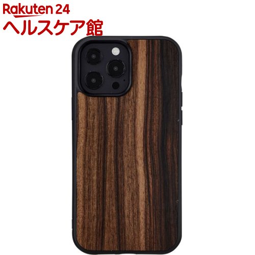 お店TOP＞家電＞スマートフォン・携帯電話＞ケース・カバー＞iPhoneケース＞Man＆Wood iPhone13 Pro Max 天然木ケース Ebony (1個)【Man＆Wood iPhone13 Pro Max 天然木ケース Ebo...