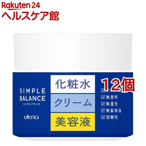 お店TOP＞化粧品＞薬用化粧品(メディカル化粧品)＞美白＞薬用美白美容液＞シンプルバランス 美白ジェル (100g*12個セット)商品区分：医薬部外品【シンプルバランス 美白ジェルの商品詳細】●洗顔後は1つで手軽！薬用美白ケア●ぷるぷるのジ...