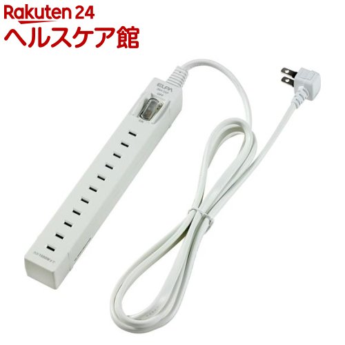 お店TOP＞家電＞情報家電＞電源タップ＞タップ＞エルパ 5コ口 スリムタップ 集中スイッチ付 WL-SW5015B W (1コ入)【エルパ 5コ口 スリムタップ 集中スイッチ付 WL-SW5015B Wの商品詳細】●無駄のないスリム設計●A...