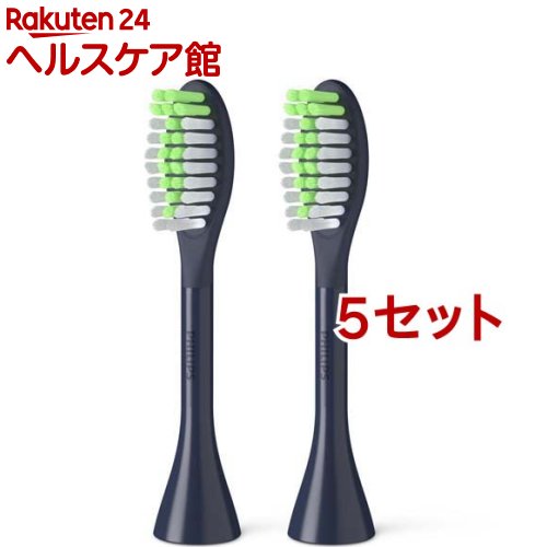 お店TOP＞家電＞別売部品＞オーラルケア用別売部品＞電動歯ブラシ用替ブラシ＞フィリップス Philips One ブラシヘッド ミッドナイトブルー BH1022／04 (2本入*5セット)【フィリップス Philips One ブラシヘッド...
