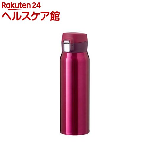 お店TOP＞ホーム＆キッチン＞弁当・水筒＞水筒・マグボトル＞ステンレスボトル 1L未満(0.5L-1.0L)＞エアリスト 超軽量ワンタッチボトル 620ml レッド AREW-600RD (1個)【エアリスト 超軽量ワンタッチボトル 620...