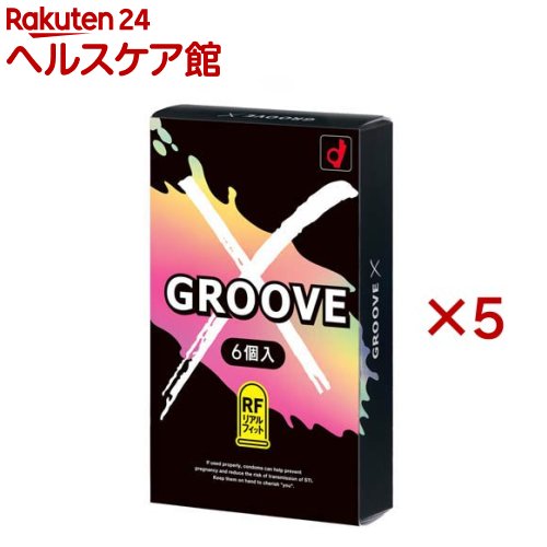 お店TOP＞衛生医療＞コンドーム(避妊具)＞コンドーム メーカー別＞コンドーム オカモト＞GROOVE X(グルーヴエックス) リアルフィット (6個入×5セット)商品区分：管理医療機器(303ALBZX00038000)【GROOVE X...