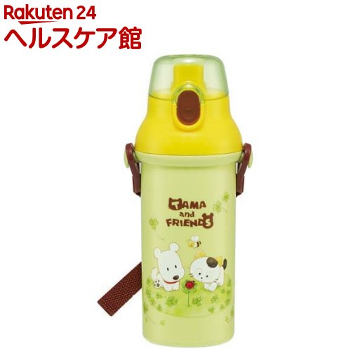 お店TOP＞ホーム＆キッチン＞弁当・水筒＞水筒・マグボトル＞子供用水筒＞食洗機対応 プラスチック 水筒 直飲み 480ml ワンタッチ タマ＆フレンズ PSB5SANAG (1本)【食洗機対応 プラスチック 水筒 直飲み 480ml ワンタ...
