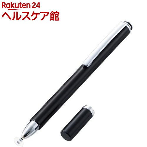 お店TOP＞家電＞スマートフォン・携帯電話＞ゲーム機アクセサリー＞タッチペン＞エレコム タッチペン スタイラスペン 透明ディスクタイプ タブレット P-TPD02BK (1本)【エレコム タッチペン スタイラスペン 透明ディスクタイプ タブ...