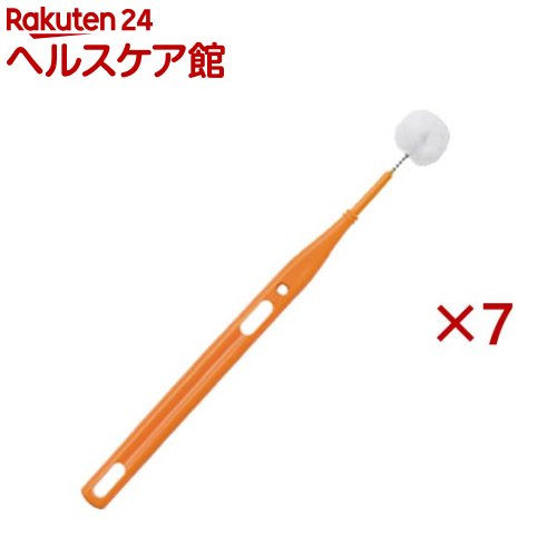 お店TOP＞日用品＞オーラルケア＞歯ブラシ(ハブラシ)＞回転歯ブラシ＞ミニ モアブラシ (7セット)【ミニ モアブラシの商品詳細】●口腔内が敏感な方、開口困難な方の舌や粘膜などを清掃するのに適したやわらかさです。●お口の奥のたんやだ液を、毛...