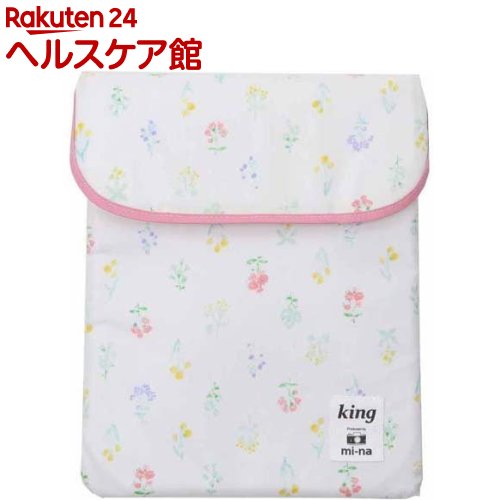 お店TOP＞家電＞スマートフォン・携帯電話＞ケース・カバー＞iPad用ケース・カバー＞キング mi-naコラボ iPadケース 水彩フラワー 11インチタブレット対応 日本製 (1個)【キング mi-naコラボ iPadケース 水彩フラワー...