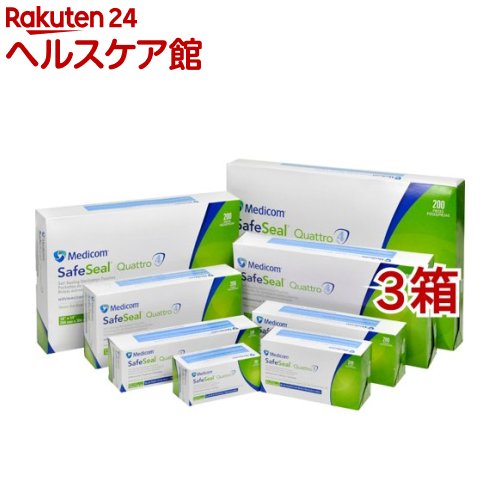 お店TOP＞衛生医療＞看護・医療用品＞外科製品＞滅菌ドレープ＞メディコム セーフシール クワトロ MS 70*229mm 88000-4 (200枚入*3箱セット)【メディコム セーフシール クワトロ MS 70*229mm 88000-4...