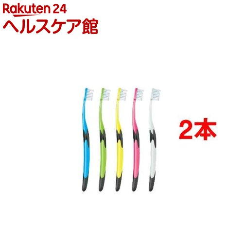 お店TOP＞日用品＞オーラルケア＞歯ブラシ(ハブラシ)＞大人用歯ブラシ＞ルシェロ 歯ブラシ P-10M (1本入*2コセット)【ルシェロ 歯ブラシ P-10Mの商品詳細】●先端集中毛と段差植毛により、むし歯になりやすい「歯と歯のあいだ」や「...