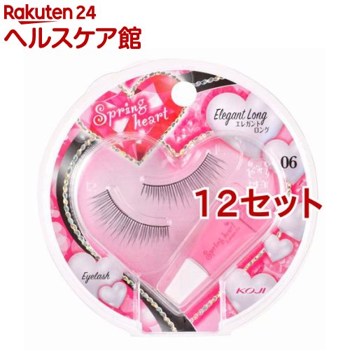 お店TOP＞化粧品＞メイクアップ＞つけまつげ用品＞つけまつげ(つけまつ毛)＞コージー スプリングハートアイラッシュ 06 (12セット)【コージー スプリングハートアイラッシュ 06の商品詳細】●美まつげ革命！！【使用方法】【アイラッシュの...