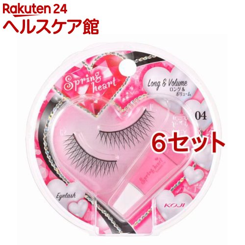 お店TOP＞化粧品＞メイクアップ＞つけまつげ用品＞つけまつげ(つけまつ毛)＞コージー スプリングハートアイラッシュ 04 (6セット)【コージー スプリングハートアイラッシュ 04の商品詳細】●美まつげ革命！！【使用方法】【アイラッシュのつ...