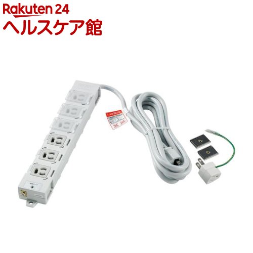 お店TOP＞家電＞情報家電＞電源タップ＞タップ＞エルパ(ELPA) 事務所向け電源タップ 抜けどめ AC6個口 コード長 3m OAT-JPC63B (1コ入)【エルパ(ELPA) 事務所向け電源タップ 抜けどめ AC6個口 コード長 3m...