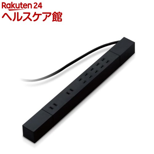 お店TOP＞家電＞情報家電＞電源タップ＞タップ(雷サージ付)＞エレコム タップ 7個口 磁石 3m ほこりシャッター 雷サージ ブラック T-KF02-2730BK (1個)【エレコム タップ 7個口 磁石 3m ほこりシャッター 雷サージ...
