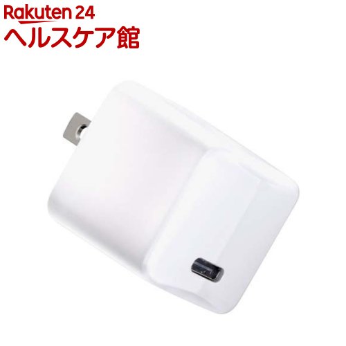 お店TOP＞家電＞電池・充電池＞充電池・充電器＞USBポート搭載充電器＞PD30W対応 AC充電器 USB-C×1 折りたたみプラグ コンパクト 急速充電 ホワイト (1個)【PD30W対応 AC充電器 USB-C×1 折りたたみプラグ コ...