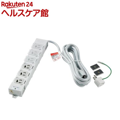 お店TOP＞家電＞情報家電＞電源タップ＞タップ＞エルパ カバー付事務所向けタップ 耐雷サージ機能付 3m OAT-JPC63SB (1コ入)【エルパ カバー付事務所向けタップ 耐雷サージ機能付 3m OAT-JPC63SBの商品詳細】●電源...