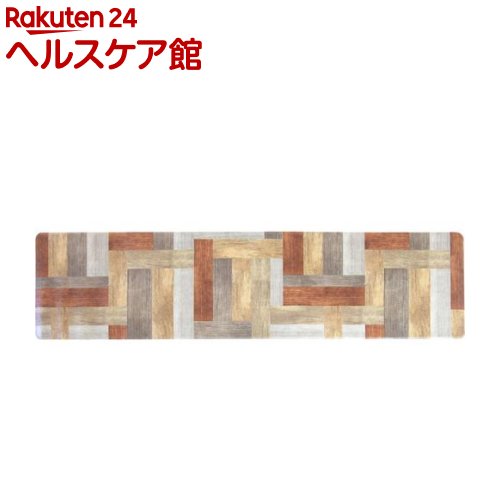 お店TOP＞日用品＞家庭用品＞住居用マット＞キッチンマット全部＞拭いてお手入れするキッチンマット ブラウン 45*180cm (1枚)【拭いてお手入れするキッチンマット ブラウン 45*180cmの商品詳細】●汚れや水をはじくので、拭くだけ...
