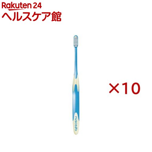 お店TOP＞日用品＞オーラルケア＞歯ブラシ(ハブラシ)＞大人用歯ブラシ＞ルシェロ 歯ブラシ B-10M (10セット)【ルシェロ 歯ブラシ B-10Mの商品詳細】●先端集中毛とラウンド毛の段差植毛により、磨き残しの多い「最後臼歯遠心」や「歯...