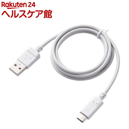 お店TOP＞家電＞情報家電＞パソコンサプライ＞データ通信ケーブル＞Type-Cケーブル やわらか 1.0m ホワイト MPA-FACY10WH (1本)【Type-Cケーブル やわらか 1.0m ホワイト MPA-FACY10WHの商品詳細...